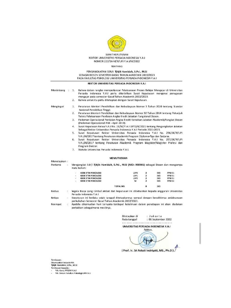 Dokumen Pengajaran KodeEtik - S2 - M - Compressed | PDF