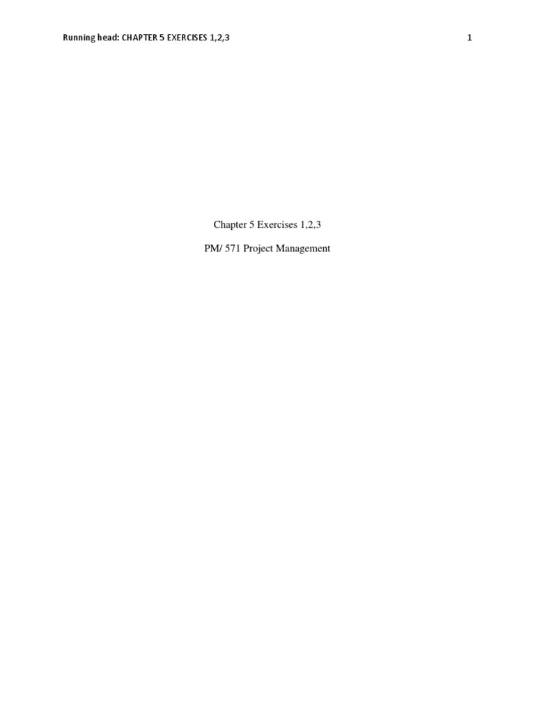 Chapter 5 Exercises | PDF | Computing And Information Technology | Business