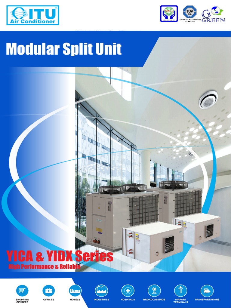 Brosur ITU - Split Modular R407C R410A 09 - 19 | PDF | Pipe (Fluid ...