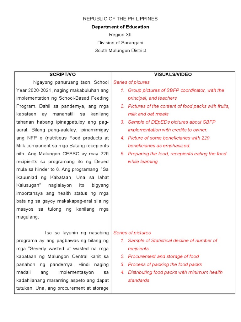 Department of Education | PDF