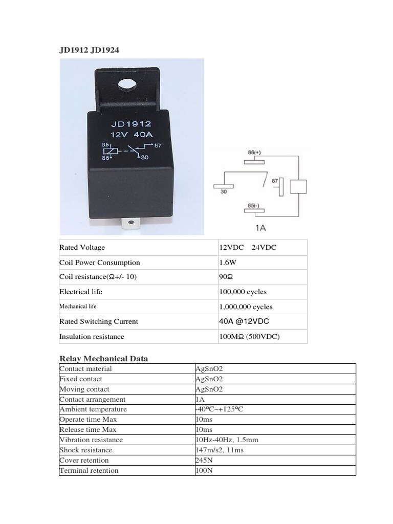 Datasheet-204 de Relevador | PDF