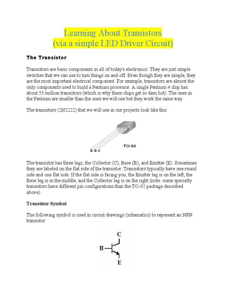 5 Transistor | PDF