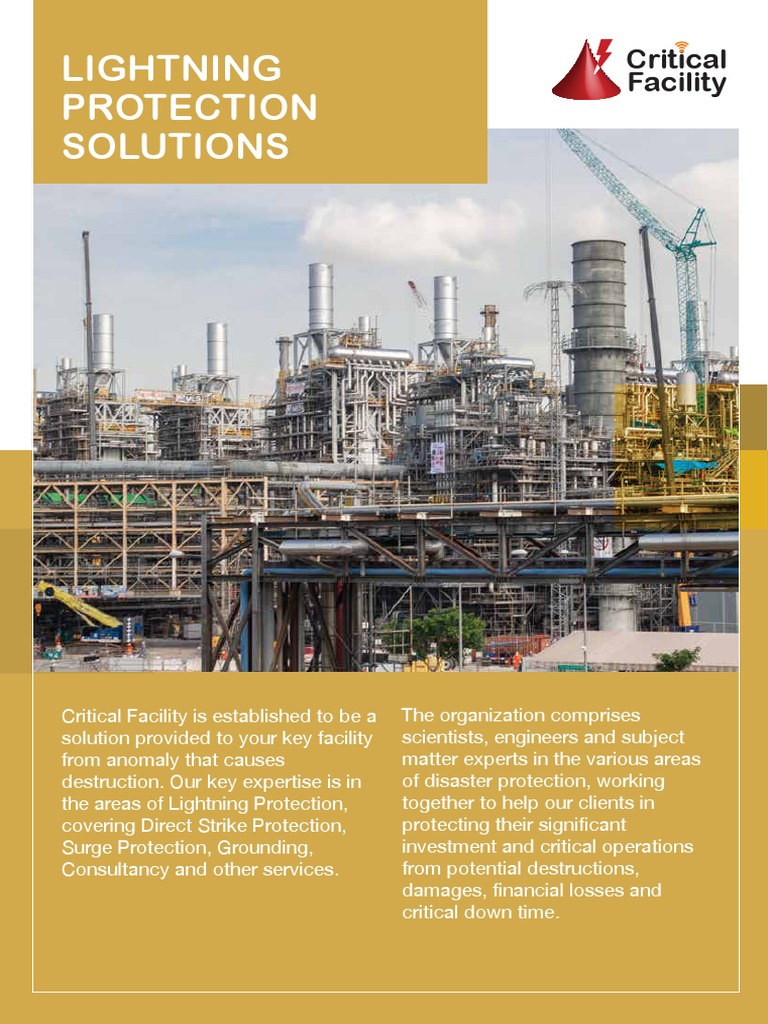 Lightning Protection Solutions for Facilities | PDF | Lightning ...
