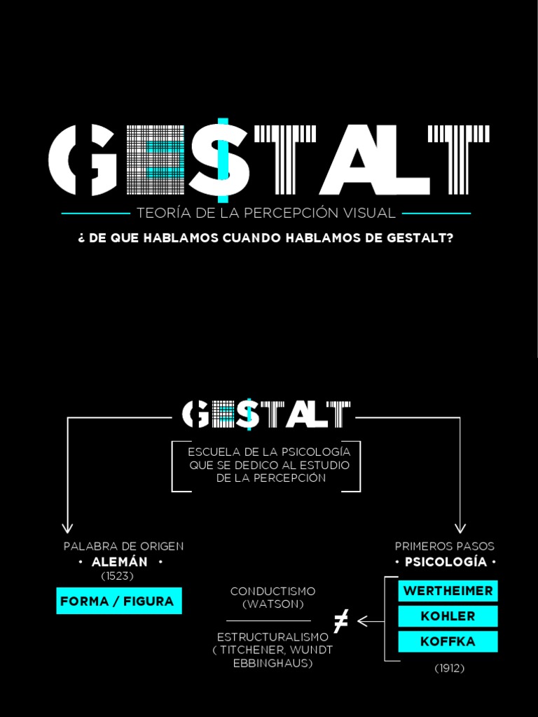 Presentacion GESTALT | PDF | Percepción | Procesos mentales