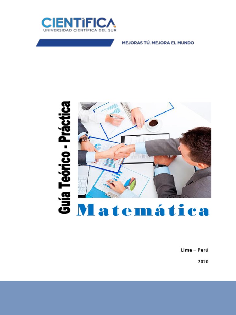 Guía Teórico - Práctica de Matemática 2020 | PDF | Exponenciación ...