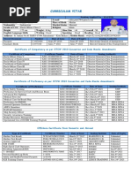 CURRICULUM VITAE Seaman Application Form | PDF | Watercraft | Ships