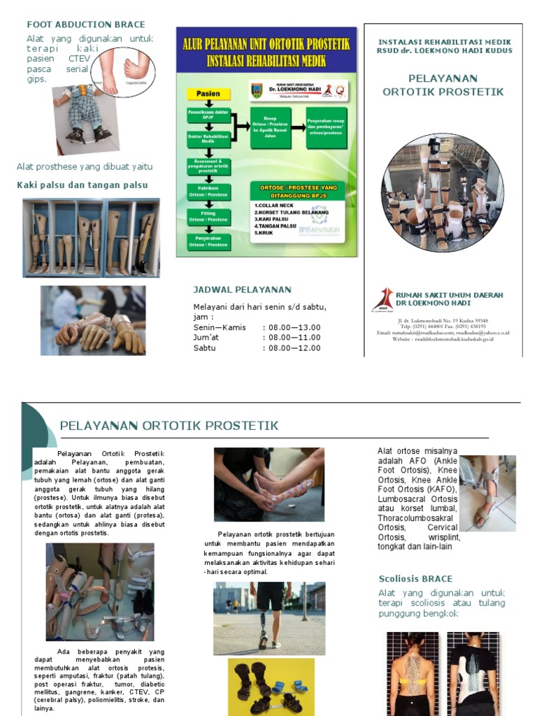 Leaflet Ortotik Prostetik | PDF