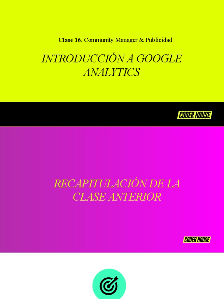 Clase 16 - Introducción A Google Analytics | PDF | Red mundial | Internet y web