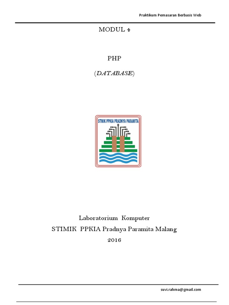 Praktikum Database dengan PHP dan XAMPP | PDF | Komputer | Teknologi & Rekayasa