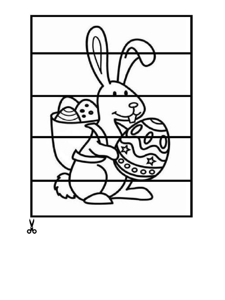 Rompecabezas Conejito Pascua | PDF