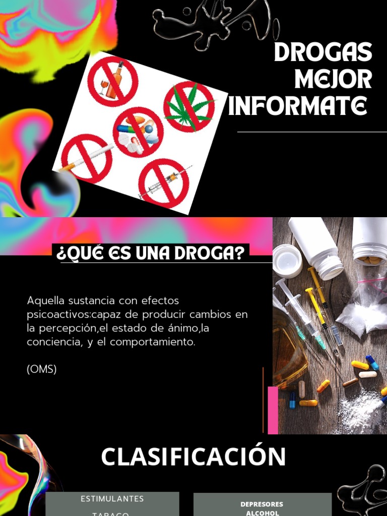 Los efectos a corto, mediano y largo plazo del consumo de drogas | PDF | Despachador de drogas ...