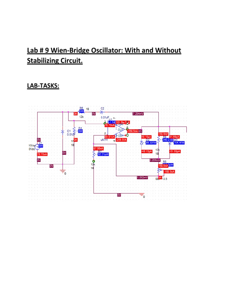 Lab Report 09 | PDF | Electronic Oscillator | Oscillation