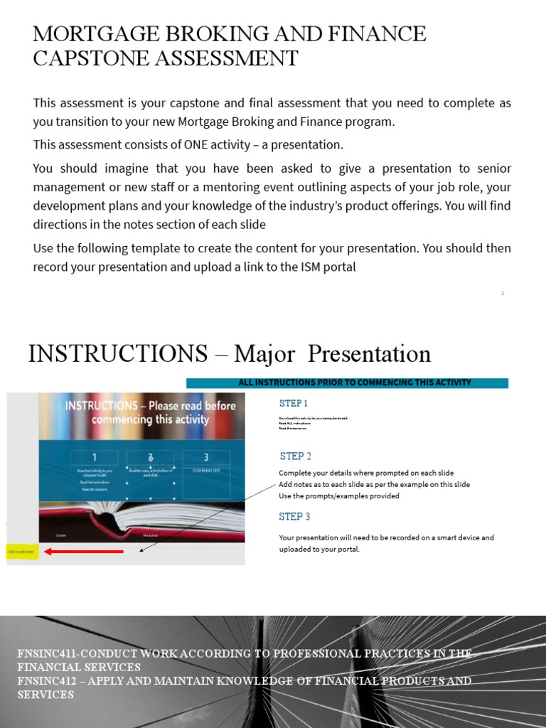 A - CAPSTONE - FNSINC411 - FNSINC412. v1.0 | PDF | Regulatory Compliance | Business
