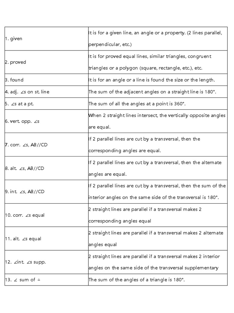 Maths Theorem Pdf Triangle Rectangle