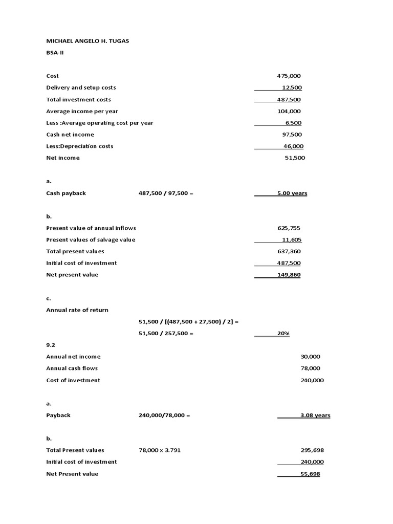 Capital Budgeting | PDF | Net Present Value | Present Value