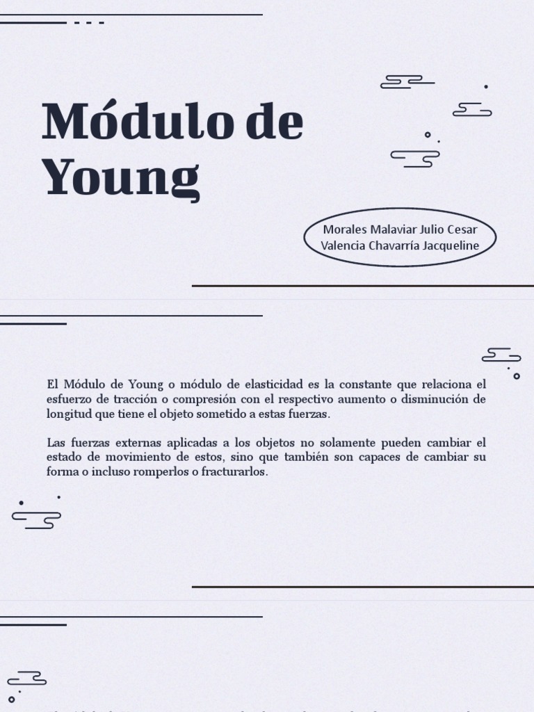 Deformación, Módulo de Young | PDF | El módulo de Young | Deformación (ingeniería)