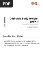 7 Computation On Desirable Body Weight | PDF | Body Mass Index | Obesity
