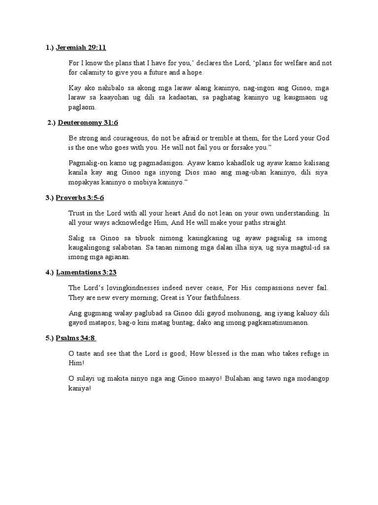 Memory Verse | PDF
