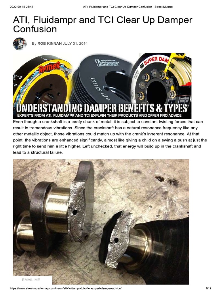TCI Clear Up Damper Confusion | PDF