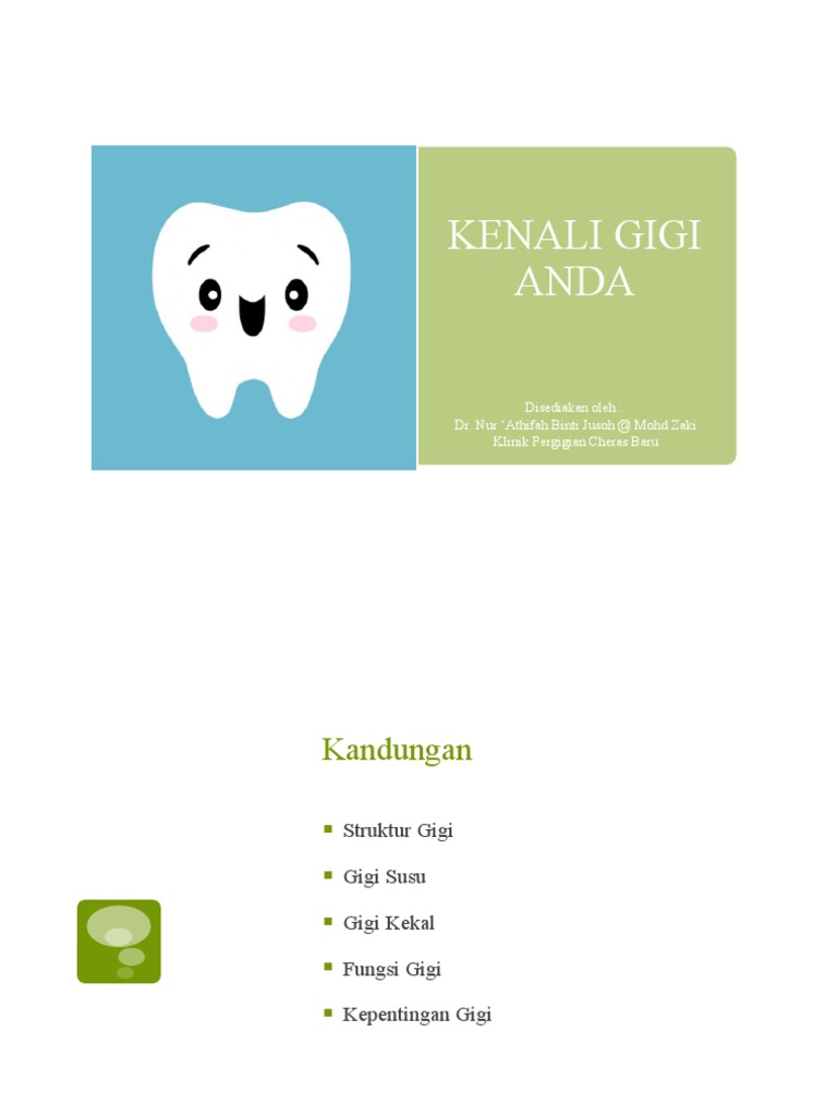 Anatomi Gigi Standard 3 | PDF