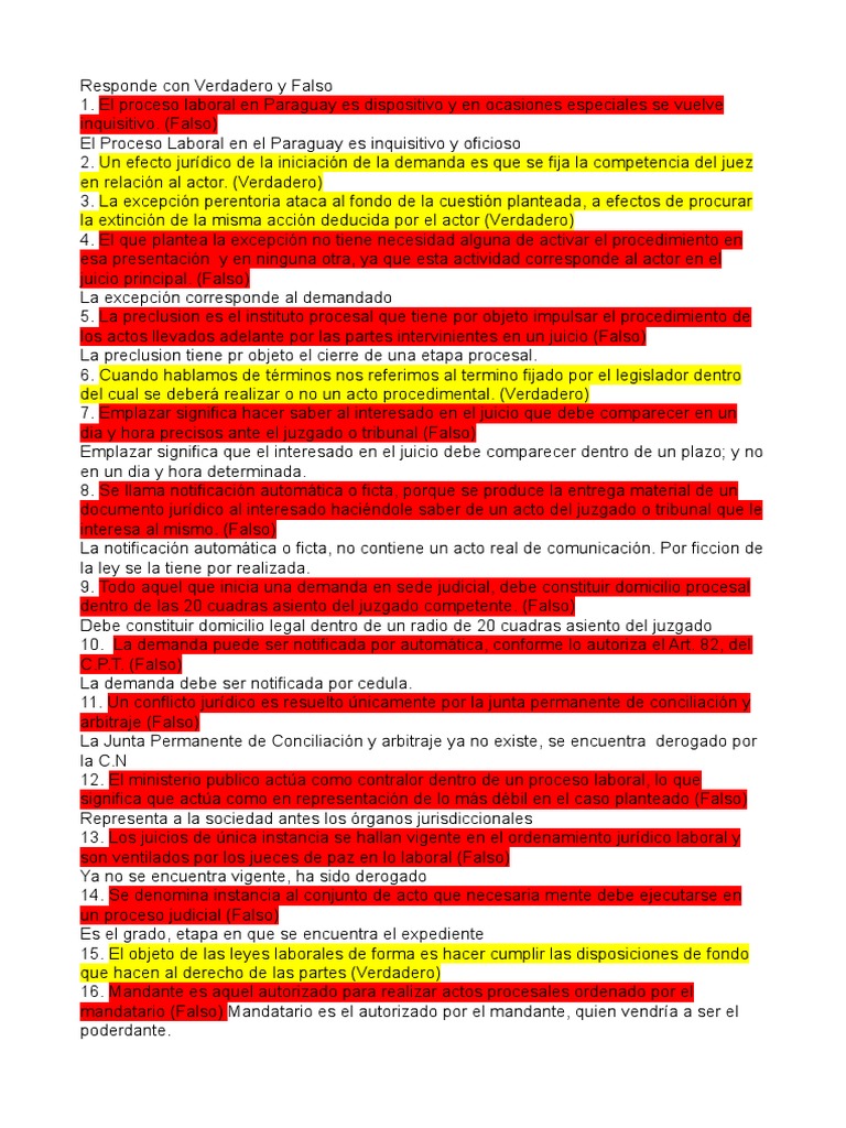 Ejercicios Derecho Procesal Laboral | PDF | Demanda judicial | Ley procesal