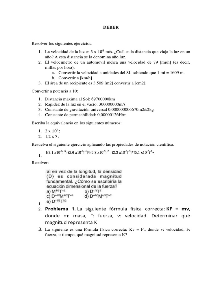 Unidad 1, Ejercicios de Refuerzo | PDF