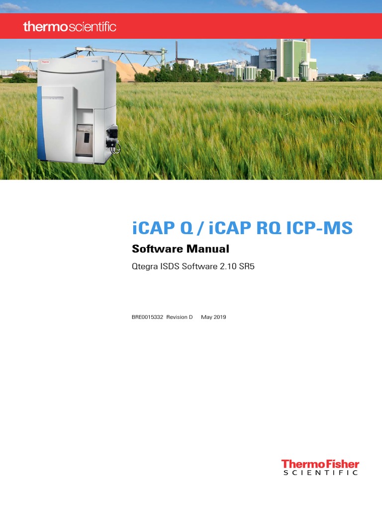 Icap Q / Icap RQ Icp-Ms: Software Manual | Download Free PDF | Least ...