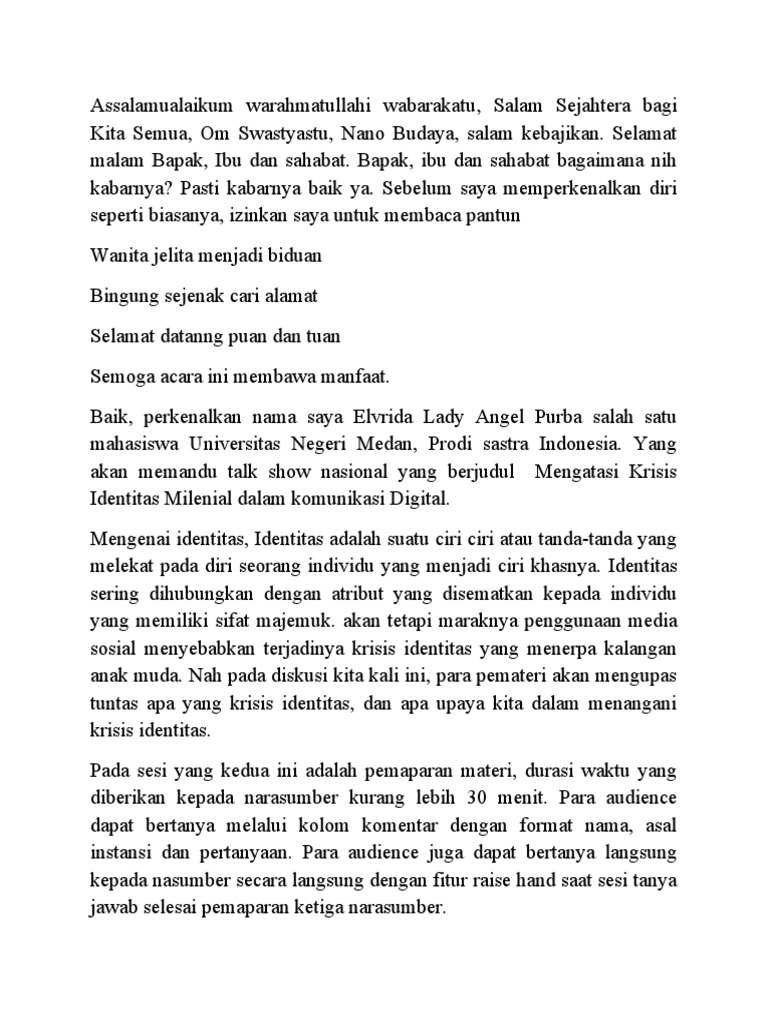 teks moderator | PDF