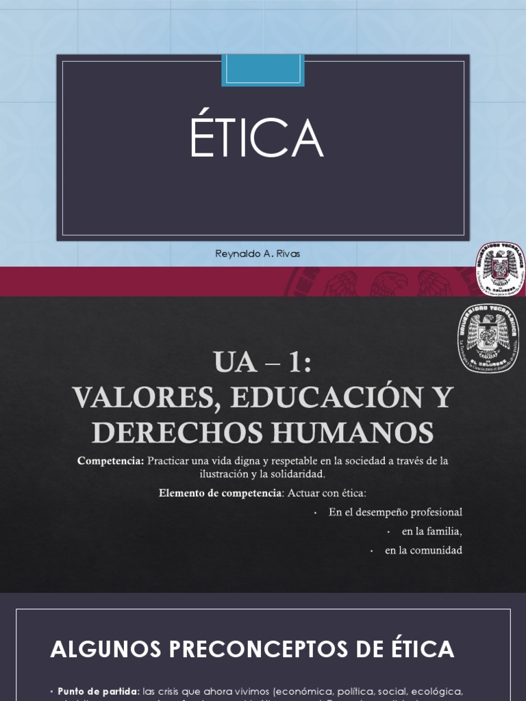 Clase 2 - El Planteamiento Fundamental de La Ética | Descargar gratis PDF | Moralidad | Etica de ...