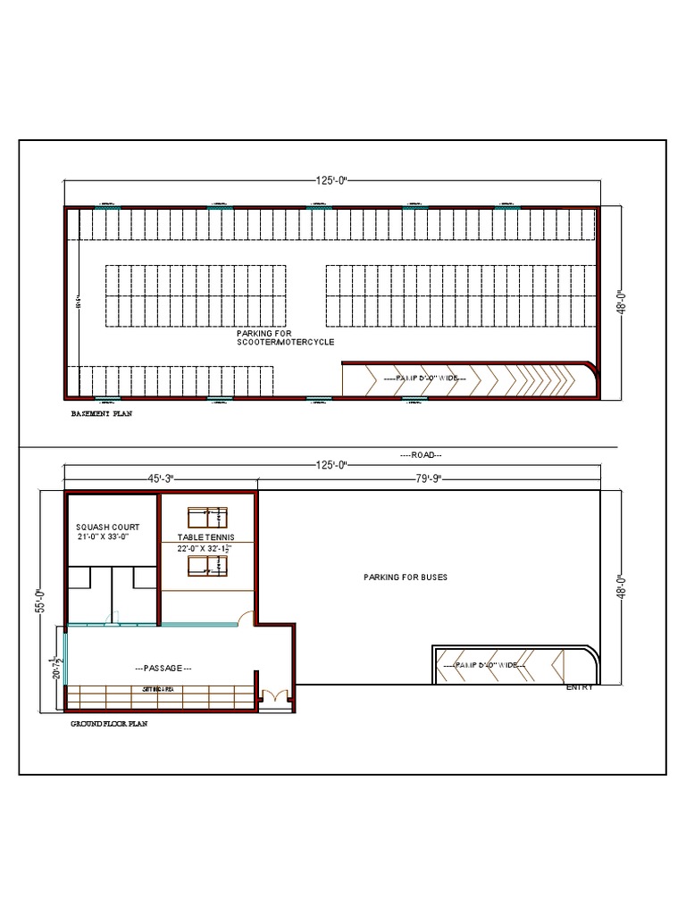 SQUASH AND TABLE Tennis Detail | PDF | Buildings And Structures