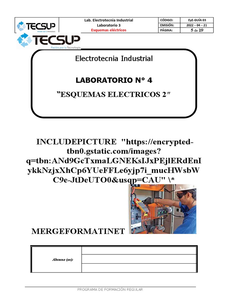 LAB - 04 - Esquemas Eléctricos - PT2 Ok | PDF | Ingenieria Eléctrica | Ciencias de la Computación