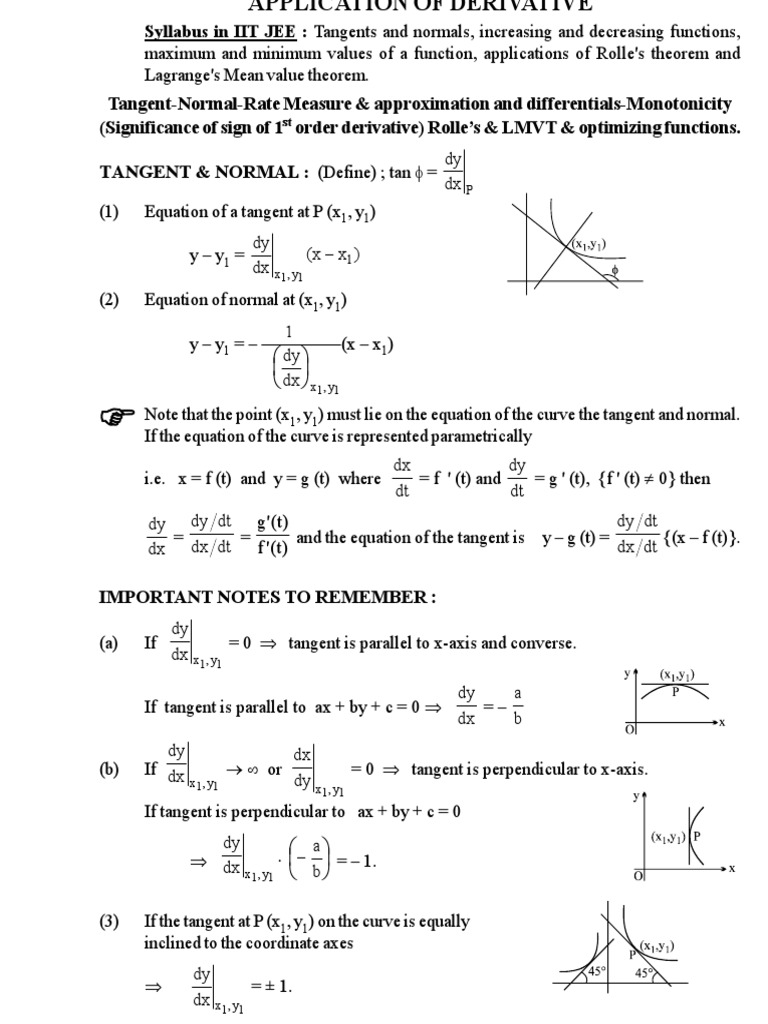 Aod (TN) | PDF | Monotonic Function | Tangent