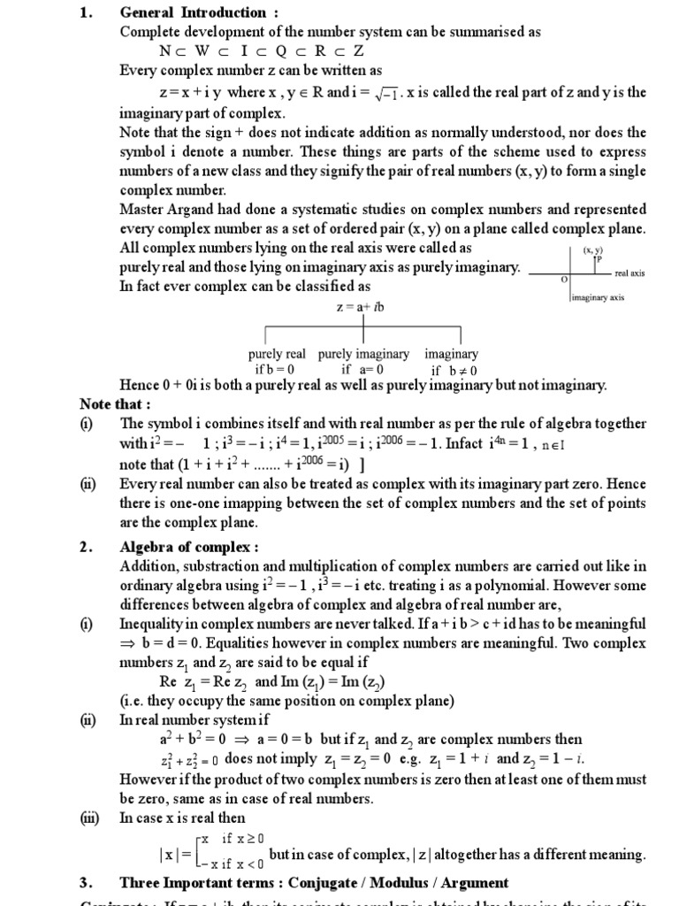 Complex Numbers (TN) | PDF | Complex Number | Triangle