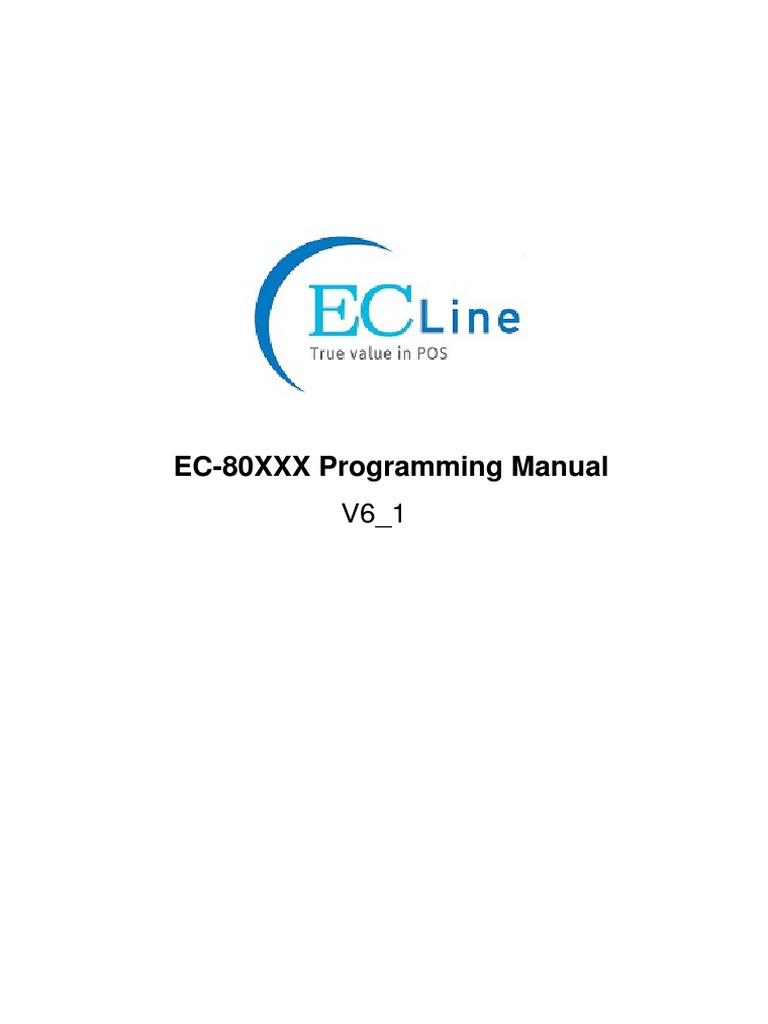 EC-80XXX Programmer Manual V6 - 1 | Download Free PDF | Ascii | Printer (Computing)