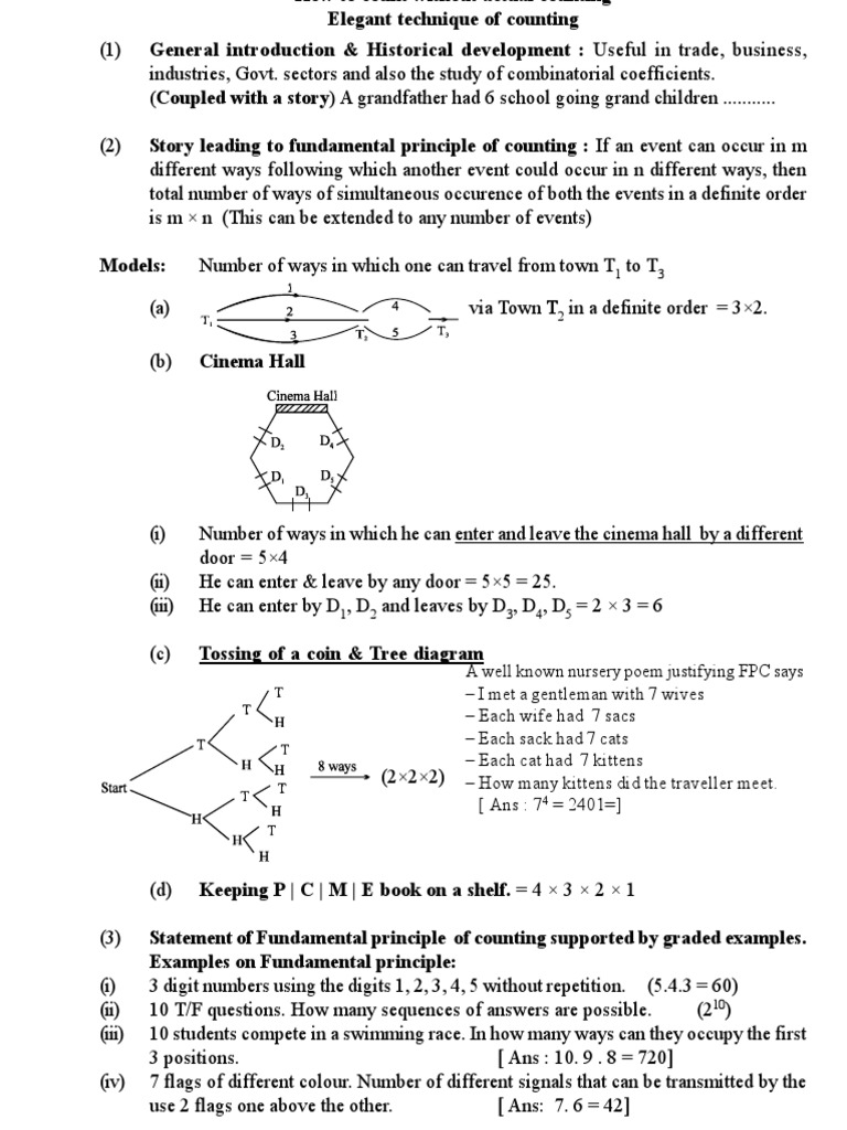 Permutation & Combination (TN) | PDF | Summation | Function (Mathematics)