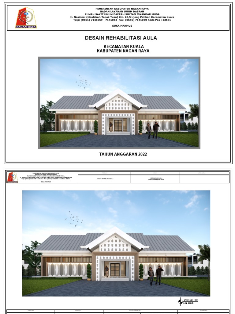 03 GBR AULA RSUD NAGAN RAYA | PDF