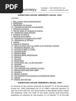 Karnataka Excise Rules | PDF | License