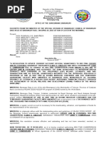 BARANGAY RESOLUTION Reprogramming | PDF | Government