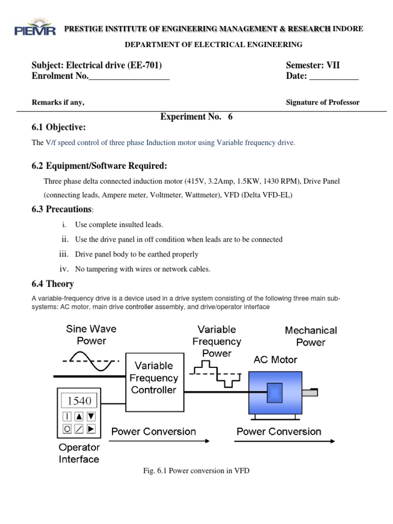 ED Lab Manual Original - Exp 6 To Exp 10 | Download Free PDF | Electric Motor | Electrical Equipment
