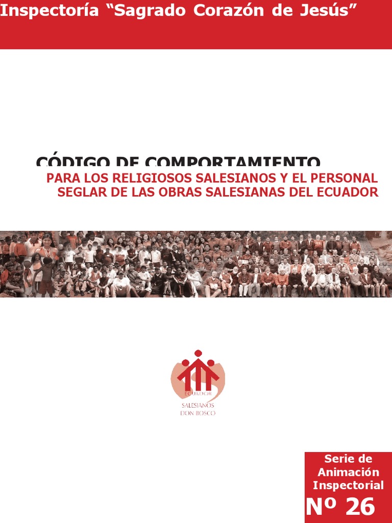 Código de Comportamiento: para Los Religiosos Salesianos Y El Personal ...