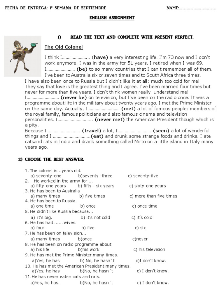 The Old Colonel | PDF