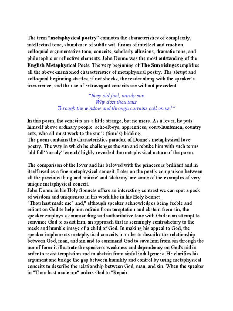 Classical Poetry Assignments | PDF | Poetry | God