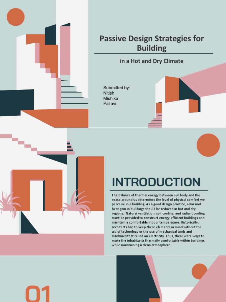 Passive Design Strategies For Building: in A Hot and Dry Climate | PDF ...