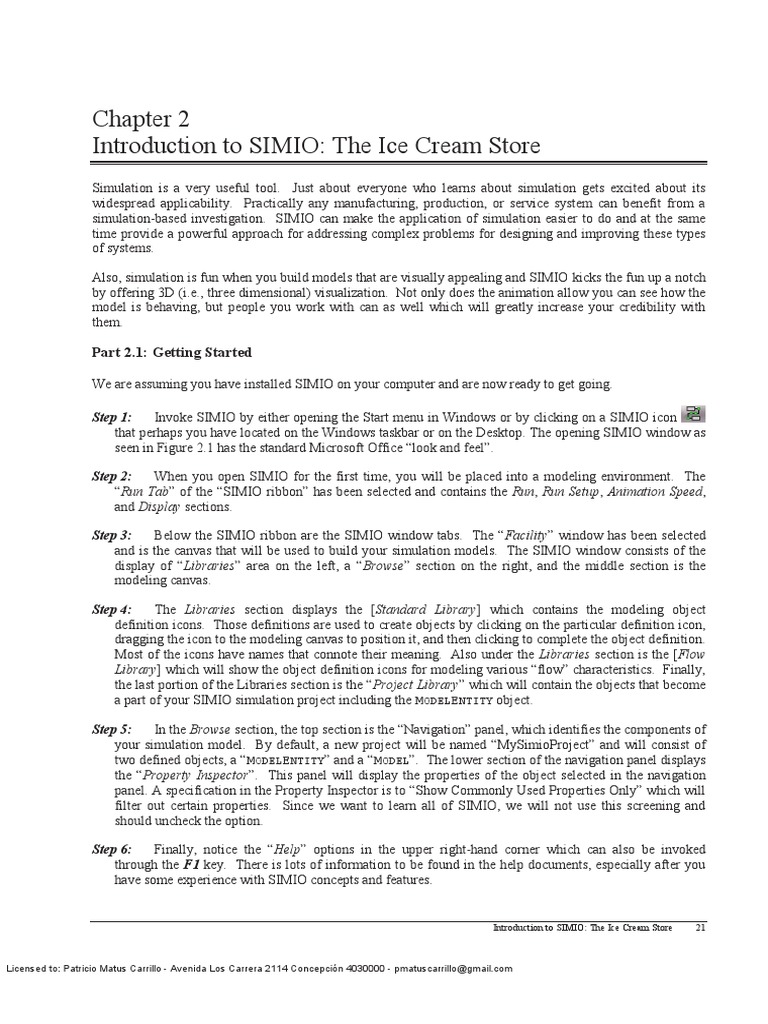 Chapter02 Simulation Modeling With SIMIO A Workbook | PDF | Simulation | Computing