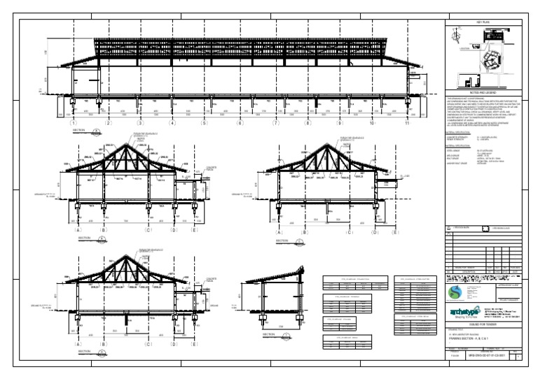 MRS-DWG-DD-ST-01-CS-3001 - R0 - Framing Section - A, B, C - 1 | PDF ...