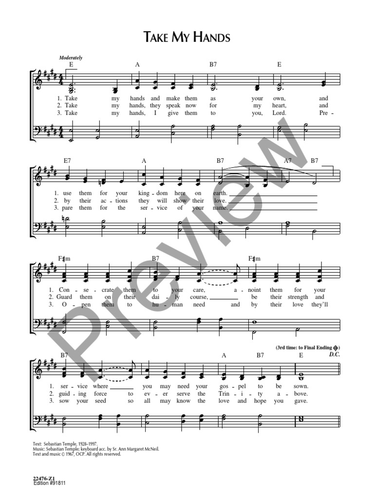 Take My Hands | PDF