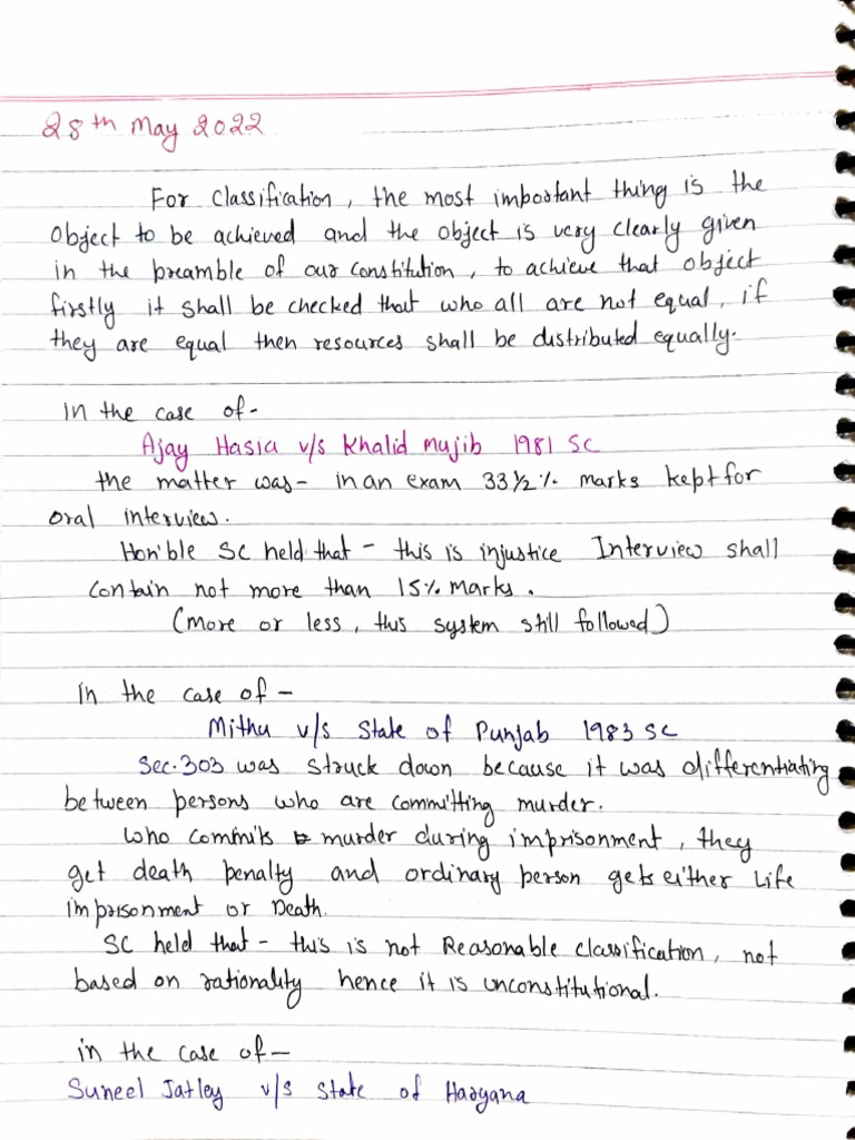 Constitution Notes | PDF