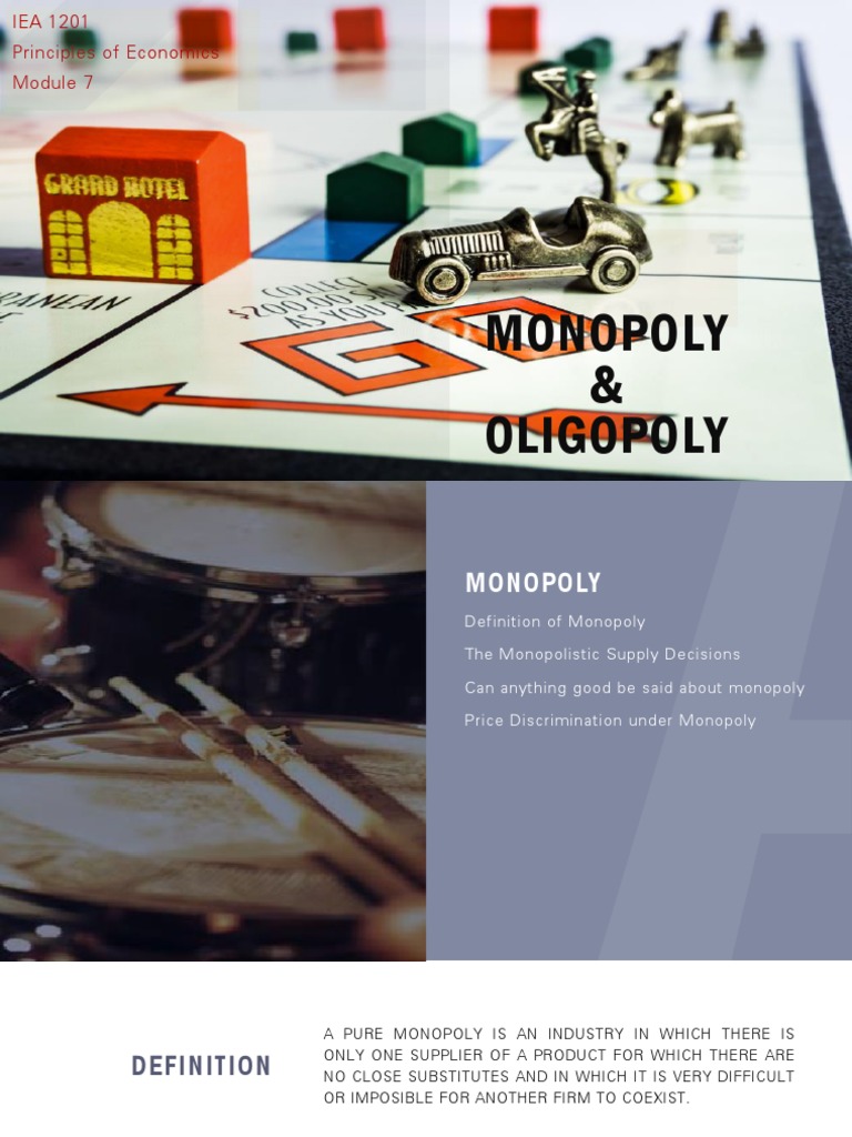 Module 7 - Monopoly & Oligopoly | PDF | Monopoly | Profit (Economics)