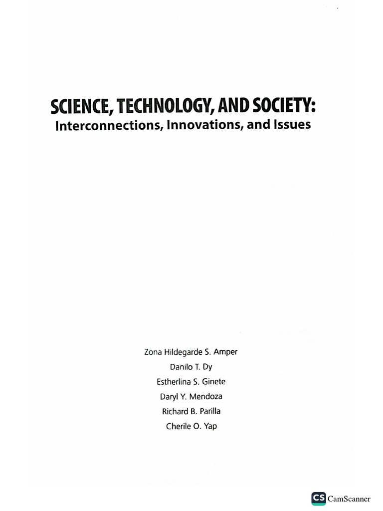 STS - Science, Technology, and Society (BOOK) | PDF