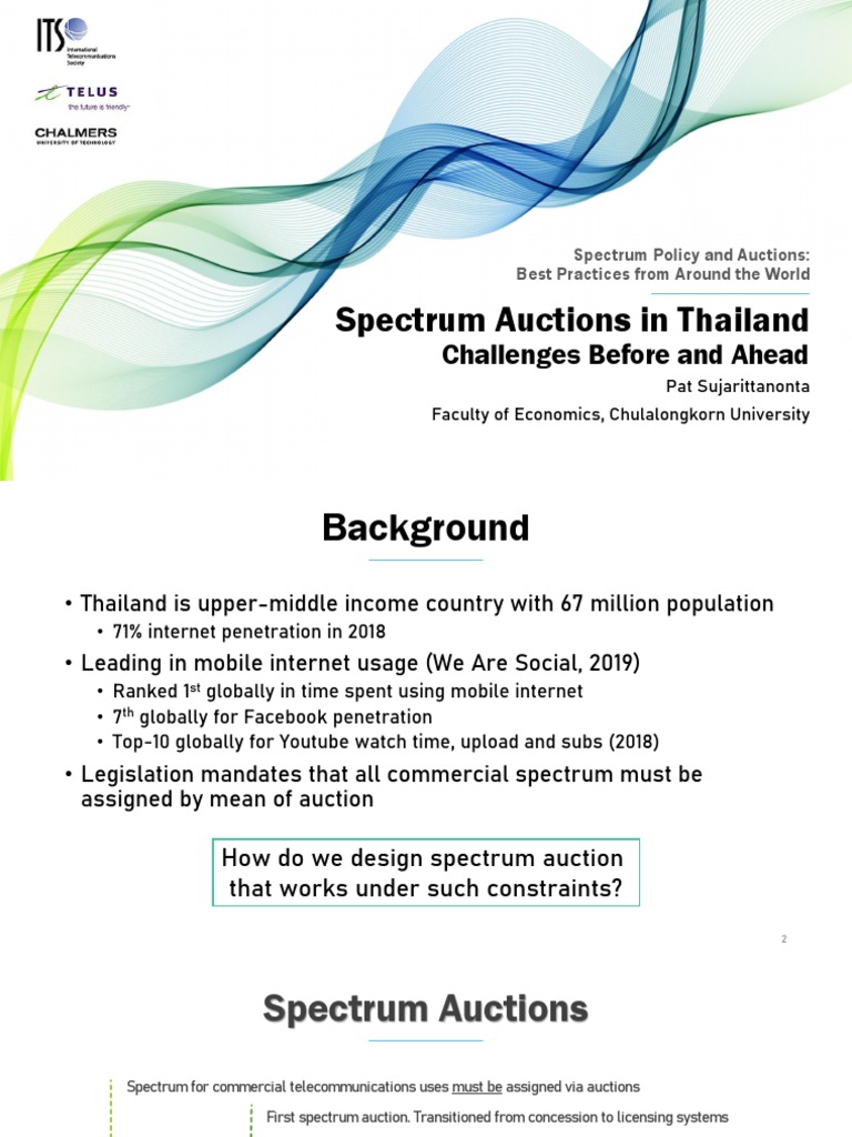 Spectrum Auctions in Thailand, Challenges Before and Ahead | PDF ...